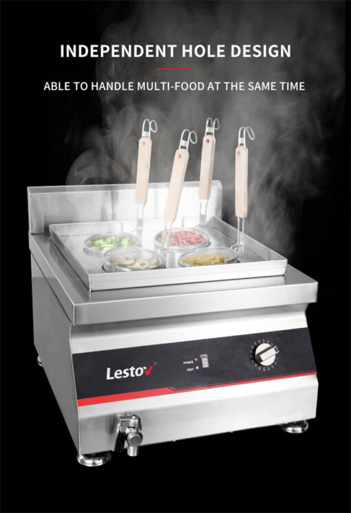 4 Baskets Commercial Induction Ramen Cooker LT-TMIV-B105