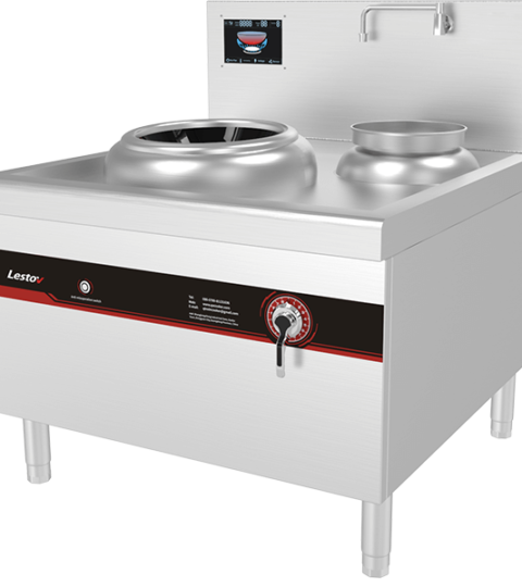 Double Wok Burners Commercial Induction cooktops