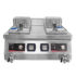Tabletop Double Tank Restaurant Induction Fish Fryer LT-TZL-S135