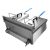 Tabletop Double Tank Restaurant Induction Fish Fryer LT-TZL-S135