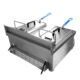 Tabletop Double Tank Restaurant Induction Fish Fryer LT-TZL-S135