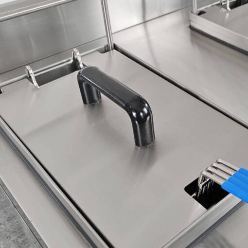 Tabletop Double Tank Restaurant Induction Fish Fryer LT-TZL-S135