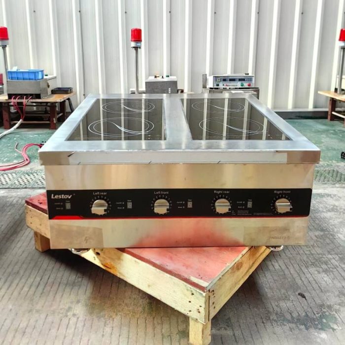 Lestov Tabletop 4 Burners Commercial Induction Cooktop LT-TBZ300IV-B105